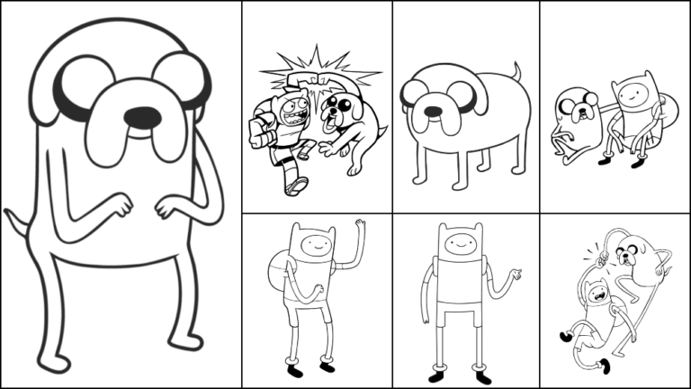 Adventure Time Coloring Pages For Kids – Free Printables - Kids Art & Craft
