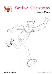 Arthur Christmas Coloring Pages For Kids – Free Printables - Kids Art ...