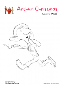 Arthur Christmas Coloring Pages For Kids – Free Printables - Kids Art ...