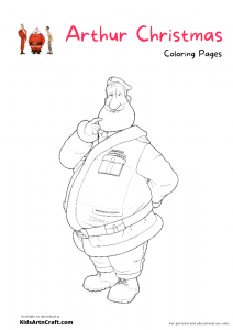 Arthur Christmas Coloring Pages For Kids – Free Printables - Kids Art ...
