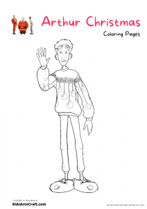 Arthur Christmas Coloring Pages For Kids – Free Printables - Kids Art ...