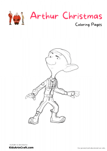 Arthur Christmas Coloring Pages For Kids – Free Printables - Kids Art ...