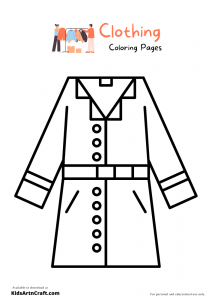 Clothing Coloring Pages For Kids – Free Printables - Kids Art & Craft