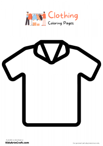 Clothing Coloring Pages For Kids – Free Printables - Kids Art & Craft
