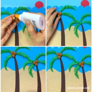 DIY How to Make A Palm Tree Art and Craft for Kids Step by Step ...