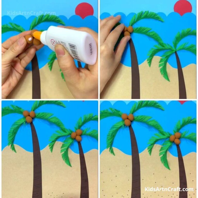 DIY How to Make A Palm Tree Art and Craft for Kids Step by Step ...