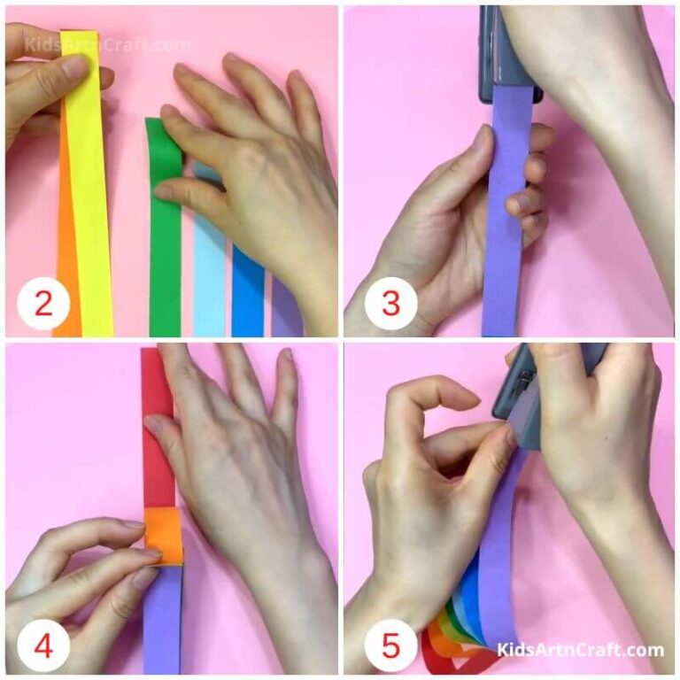 How to Make A Rainy Rainbow Art and Craft for Kids - Kids Art & Craft