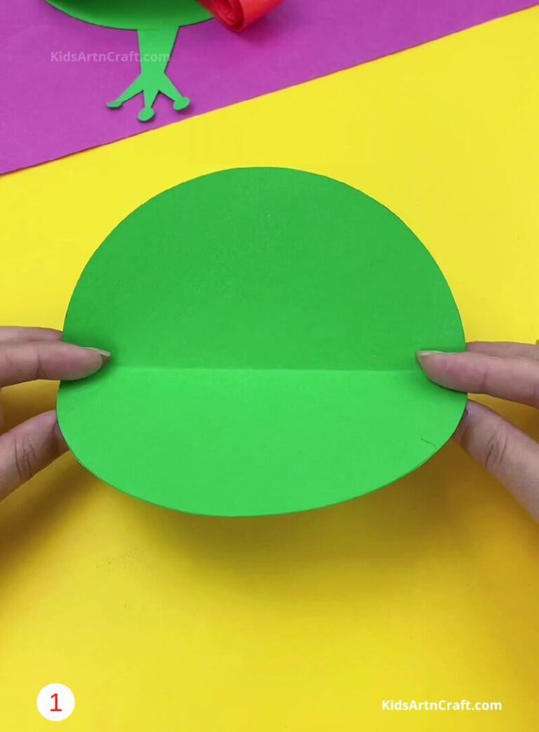 DIY How to Make Paper Frog Art and Craft for Kids-Step by Step Tutorial ...