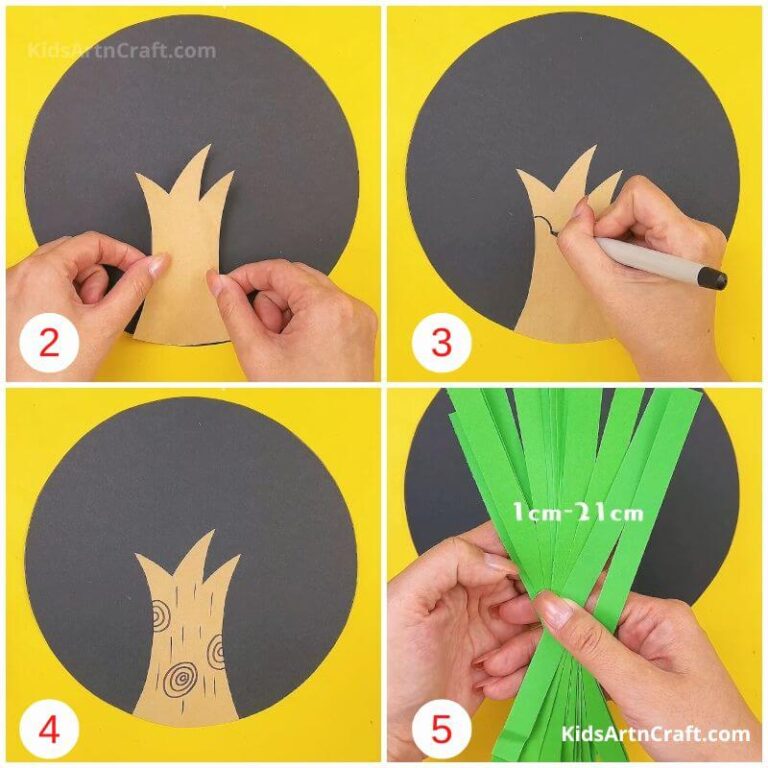 DIY How to Make Paper Trees for Kids - Kids Art & Craft