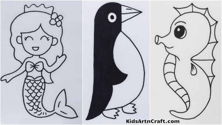 Easy Animal Drawings for Creative Adventure - Kids Art & Craft