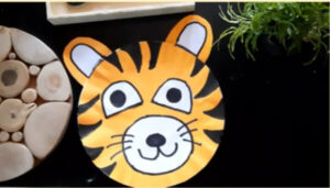 Tiger Paper Plate Crafts for Kids - Kids Art & Craft