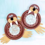 Walrus Paper Plate Crafts for Kids - Kids Art & Craft