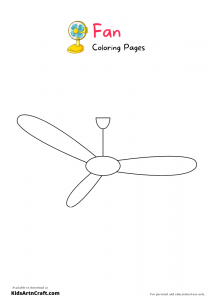 Fan Coloring Pages For Kids – Free Printables - Kids Art & Craft