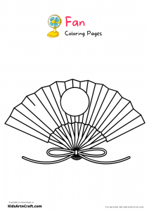Fan Coloring Pages For Kids – Free Printables - Kids Art & Craft