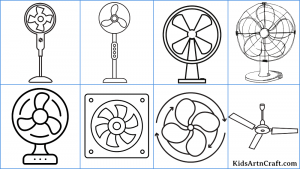 Fan Coloring Pages For Kids – Free Printables - Kids Art & Craft