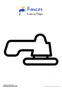 Faucet Coloring Pages For Kids – Free Printables - Kids Art & Craft