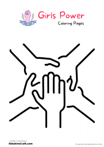 Girl Power Coloring Pages For Kids – Free Printables - Kids Art & Craft
