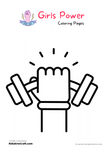 Girl Power Coloring Pages For Kids – Free Printables - Kids Art & Craft