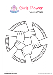 Girl Power Coloring Pages For Kids – Free Printables - Kids Art & Craft