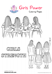 Girl Power Coloring Pages For Kids – Free Printables - Kids Art & Craft