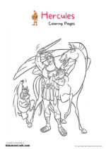 Hercules Coloring Pages For Kids – Free Printables - Kids Art & Craft