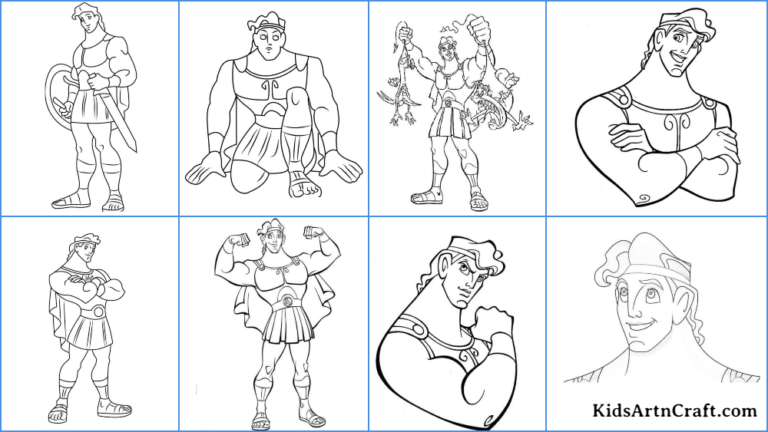 Hercules Coloring Pages For Kids – Free Printables - Kids Art & Craft