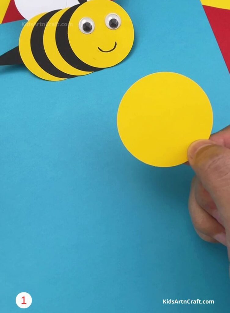 DIY Paper Honey Bee Craft for Kids – Step by Step Tutorial - Kids Art & Craft