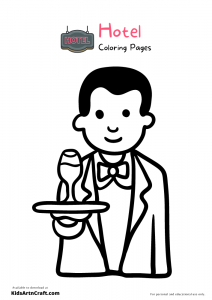Hotel Coloring Pages For Kids – Free Printables - Kids Art & Craft
