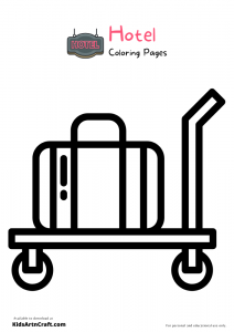Hotel Coloring Pages For Kids – Free Printables - Kids Art & Craft