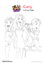 Icarly Coloring Pages For Kids – Free Printables - Kids Art & Craft
