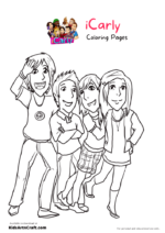Icarly Coloring Pages For Kids – Free Printables - Kids Art & Craft