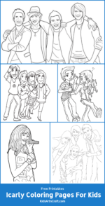 Icarly Coloring Pages For Kids – Free Printables - Kids Art & Craft