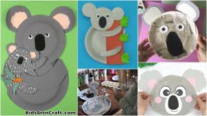 Koala Paper Plate Crafts for Kids - Kids Art & Craft