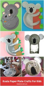 Koala Paper Plate Crafts for Kids - Kids Art & Craft