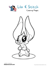 Lilo & Stitch Coloring Pages For Kids – Free Printables - Kids Art & Craft