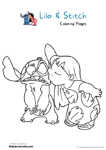 Lilo & Stitch Coloring Pages For Kids – Free Printables - Kids Art & Craft