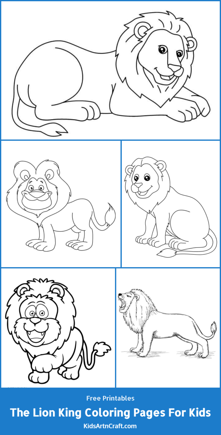 The Lion King Coloring Pages For Kids – Free Printables - Kids Art & Craft