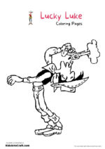 Lucky Luke Coloring Pages For Kids – Free Printables - Kids Art & Craft