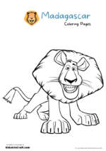Madagascar Coloring Pages For Kids – Free Printables - Kids Art & Craft