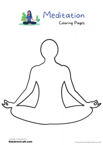 Meditation Coloring Pages For Kids – Free Printables - Kids Art & Craft