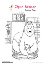 Open Season Coloring Pages For Kids – Free Printables - Kids Art & Craft