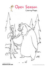 Open Season Coloring Pages For Kids – Free Printables - Kids Art & Craft