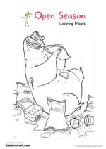Open Season Coloring Pages For Kids – Free Printables - Kids Art & Craft