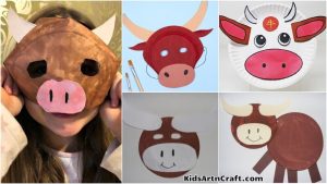 Ox Paper Plate Crafts for Kids - Kids Art & Craft