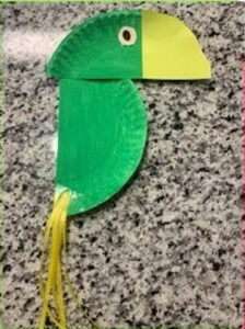 Parrot Paper Plate Crafts for Kids - Kids Art & Craft