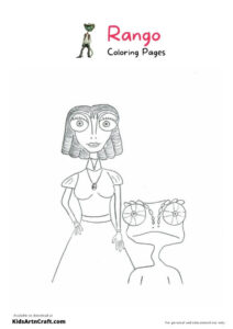 Rango Coloring Pages For Kids – Free Printables - Kids Art & Craft