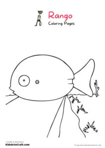 Rango Coloring Pages For Kids – Free Printables - Kids Art & Craft
