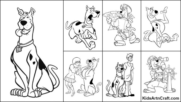 Scooby Doo Coloring Pages For Kids – Free Printables - Kids Art & Craft
