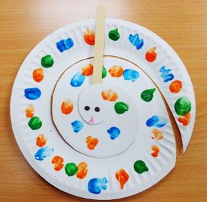 Snake Paper Plate Crafts for Kids - Kids Art & Craft