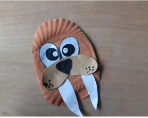 Walrus Paper Plate Crafts for Kids - Kids Art & Craft